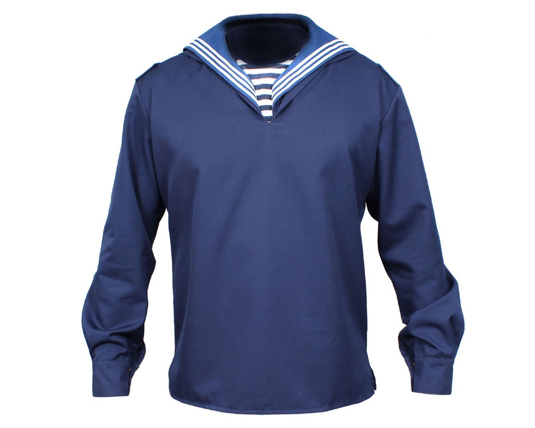 Soviet Navy Shirt Gimnasterka, Soviet Vintage Uniform, Soviet Naval ...