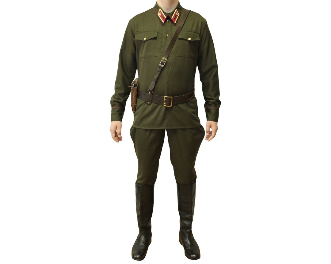 Soviet Army Lieutenant Uniform, 1980th Vintage Uniform, Red Army ...