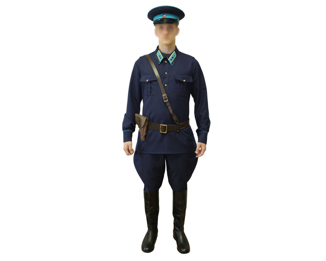 Soviet Air Force Lieutenant Blue Uniform, 1980th Vintage Uniform ...
