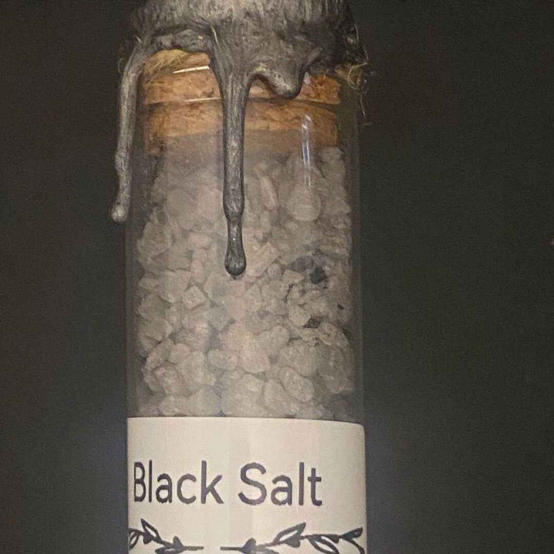 Black Salt Witches Salt Protective Salt Occult Purifying Salt Spell ...