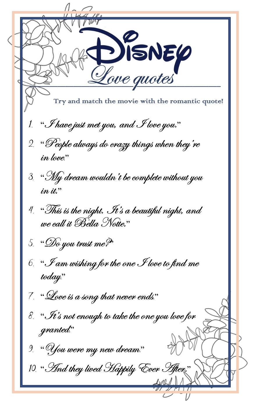 Quotes From Disney Princess Movies