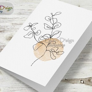 Beautiful OUTBACK FLOWER No. 9 - Line Art | Machine Embroidery Design ...