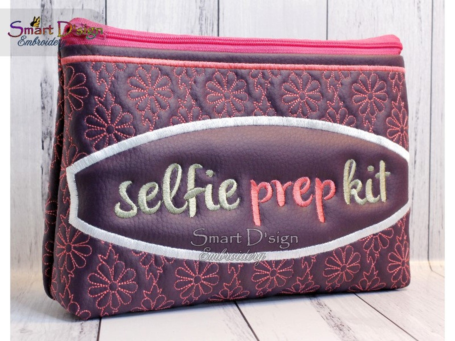 ITH Cosmetic Bag Selfie Prep Kit Fully Lined 20x30 Cm - Etsy