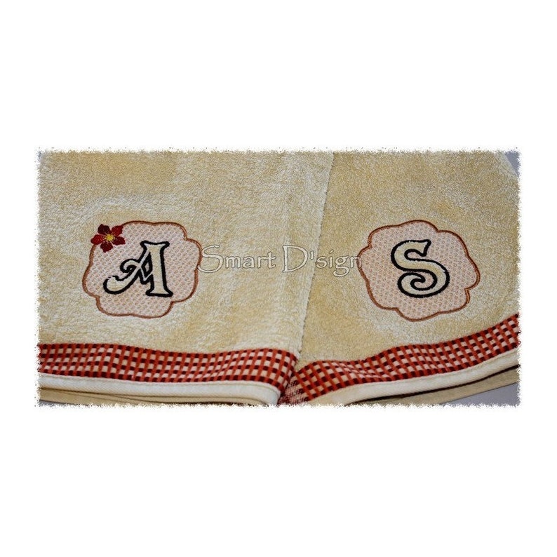 52 Designs Embossed Alphabet Machine Embroidery Files Each - Etsy