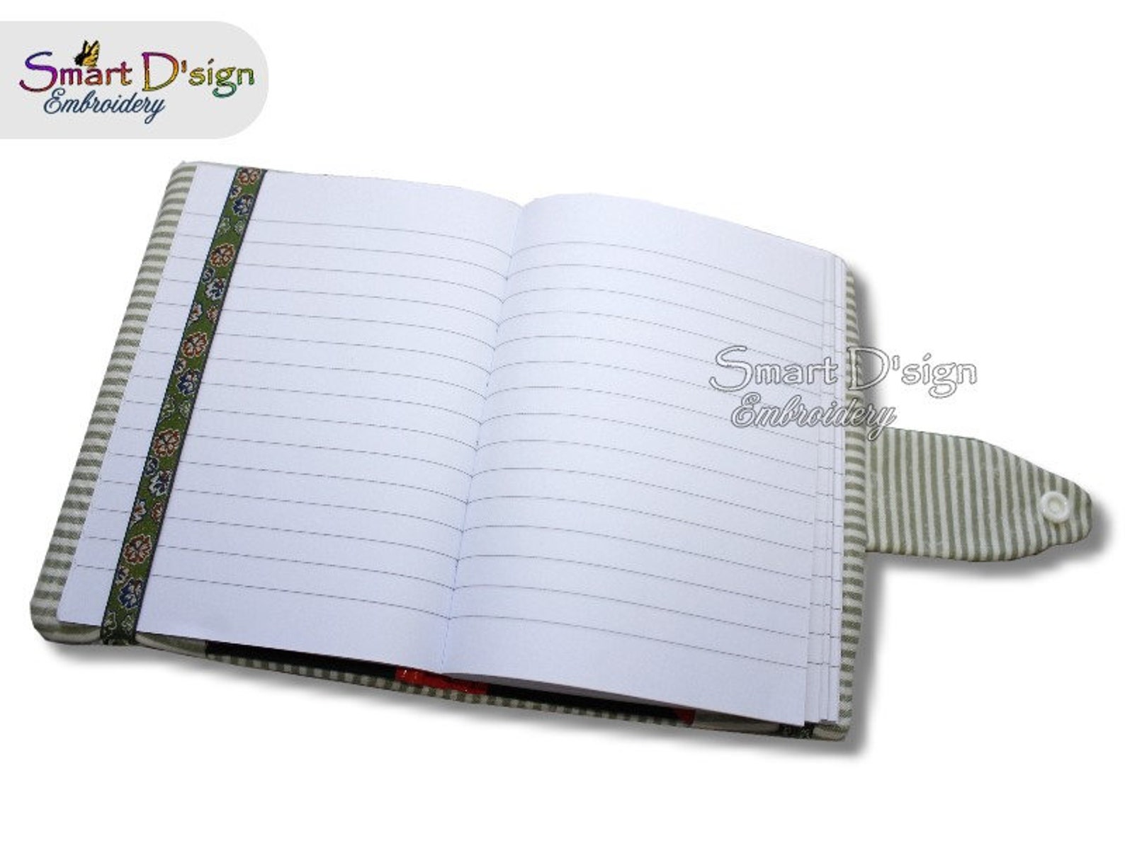 ITH Book Cover A6 CURVE E-book Machine Embroidery Design In-the-hoop ...