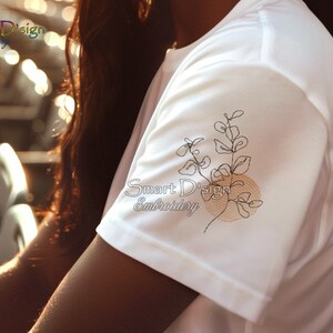 Beautiful OUTBACK FLOWER No. 9 - Line Art | Machine Embroidery Design ...
