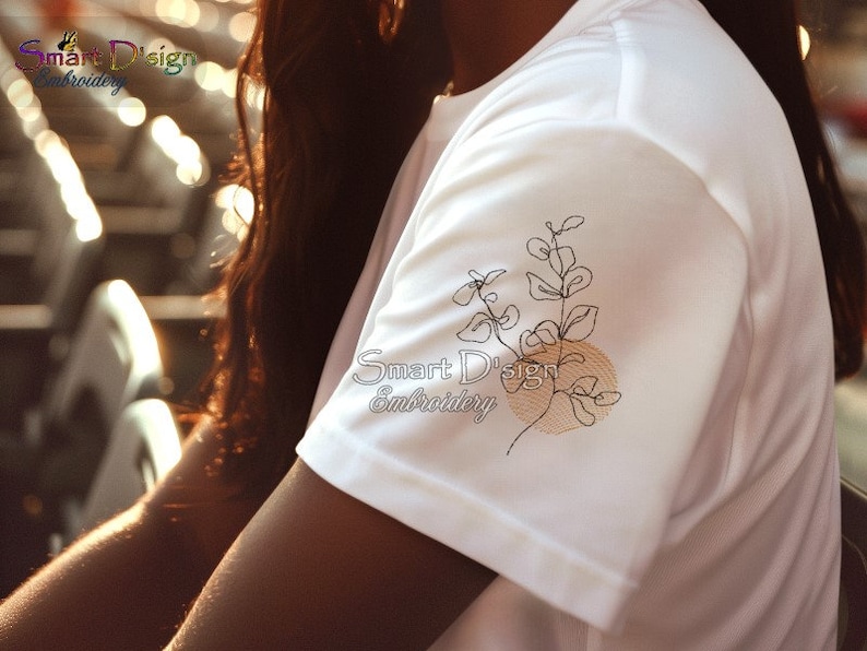 Beautiful OUTBACK FLOWER No. 9 - Line Art | Machine Embroidery Design ...