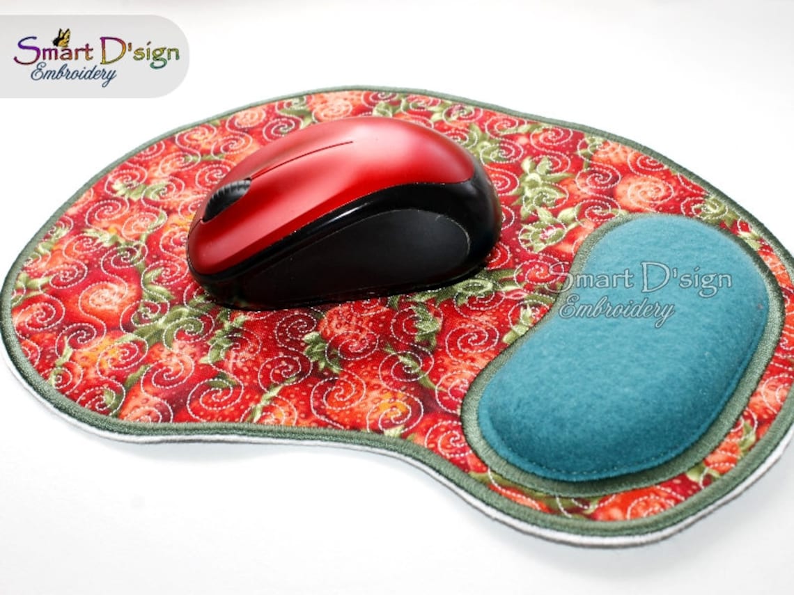 Wolds First ITH Mouse Pad With 3D Wrist Rest Cushion 7x12 - Etsy Australia