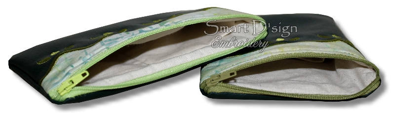 ITH Machine Embroidery Design WAVE Bag With Lining in the Hoop | Etsy