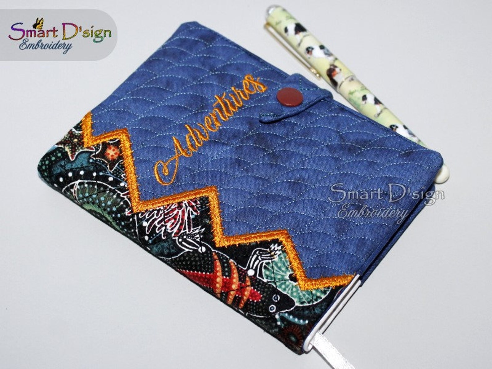 6x10 Inch ZIGZAG ITH Notebook Cover A6 BLANK, for Journal or Diary In ...