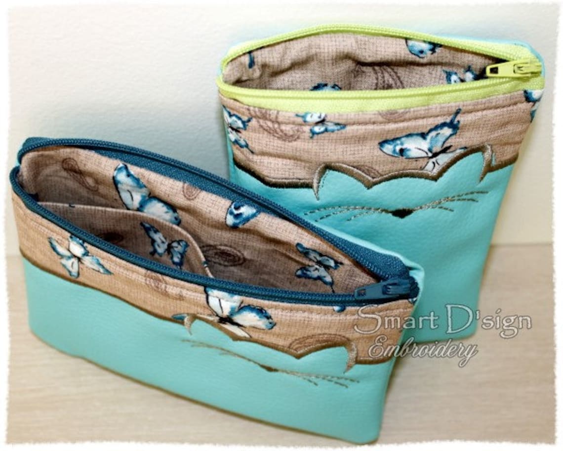 ITH Machine Embroidery Design CAT Bag With Lining in the Hoop | Etsy UK