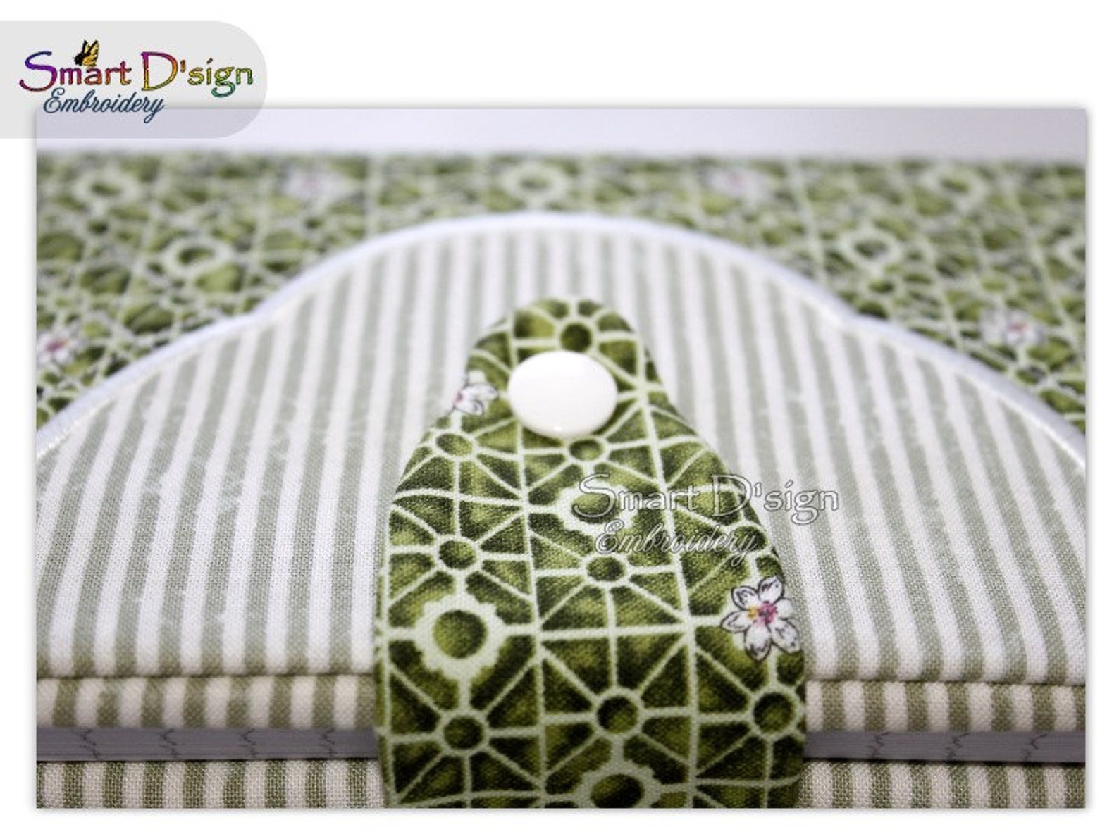 ITH Book Cover A6 CURVE E-book Machine Embroidery Design In-the-hoop ...