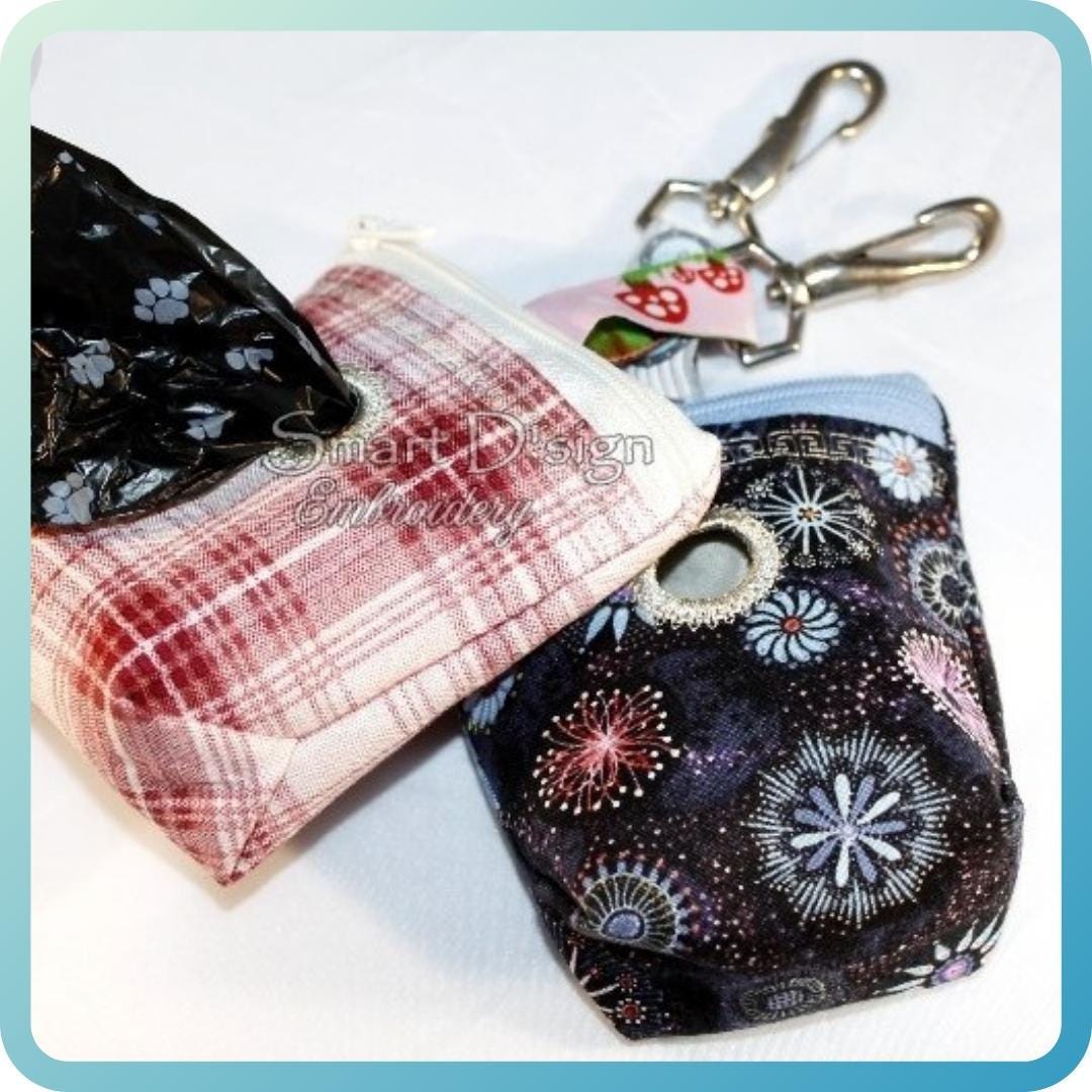 No Sew EXCLUSIVE 3D Flat Bottomed ITH Zipper Bag | 3D Spacious ITH Bag ...
