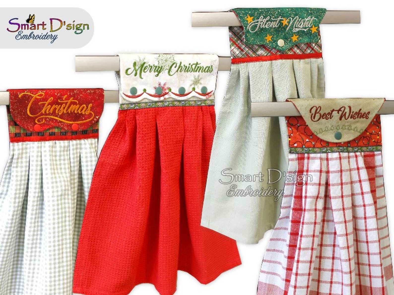 7 X 7 Inch 18 X 18 Cm ITH Machine Embroidery Design Hanging | Etsy