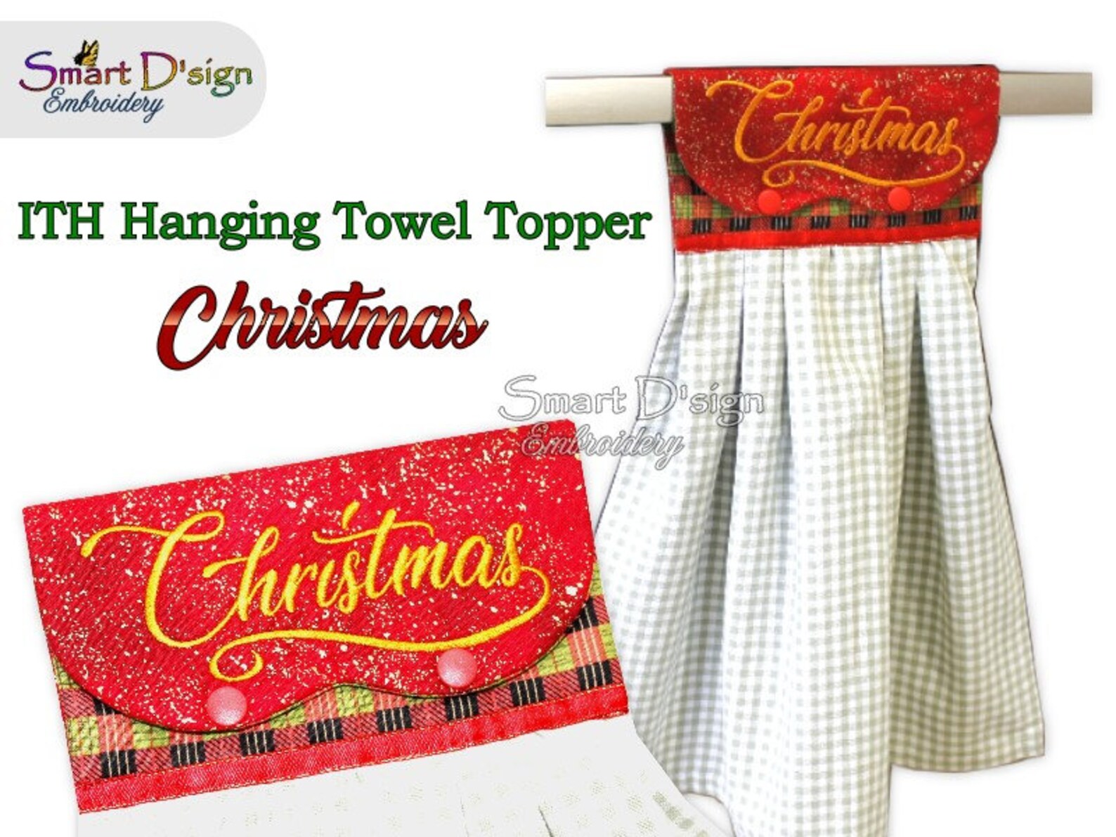 7 X 7 Inch 18 X 18 Cm ITH Machine Embroidery Design Hanging | Etsy