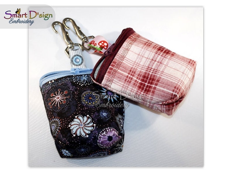 No Sew EXCLUSIVE 3D Flat Bottomed ITH Zipper Bag | 3D Spacious ITH Bag ...