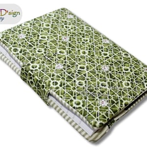 ITH Book Cover A6 CURVE E-book Machine Embroidery Design In-the-hoop ...