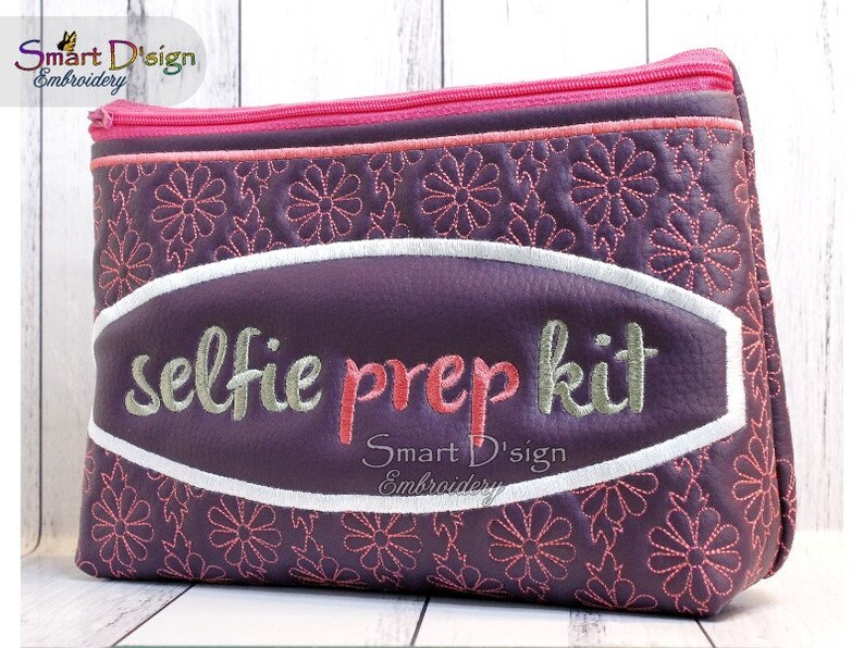 ITH Cosmetic Bag Selfie Prep Kit Fully Lined 20x30 Cm - Etsy