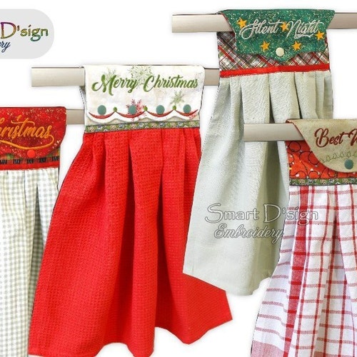 ITH Machine Embroidery Design 5x Towel Topper Flower Design - Etsy