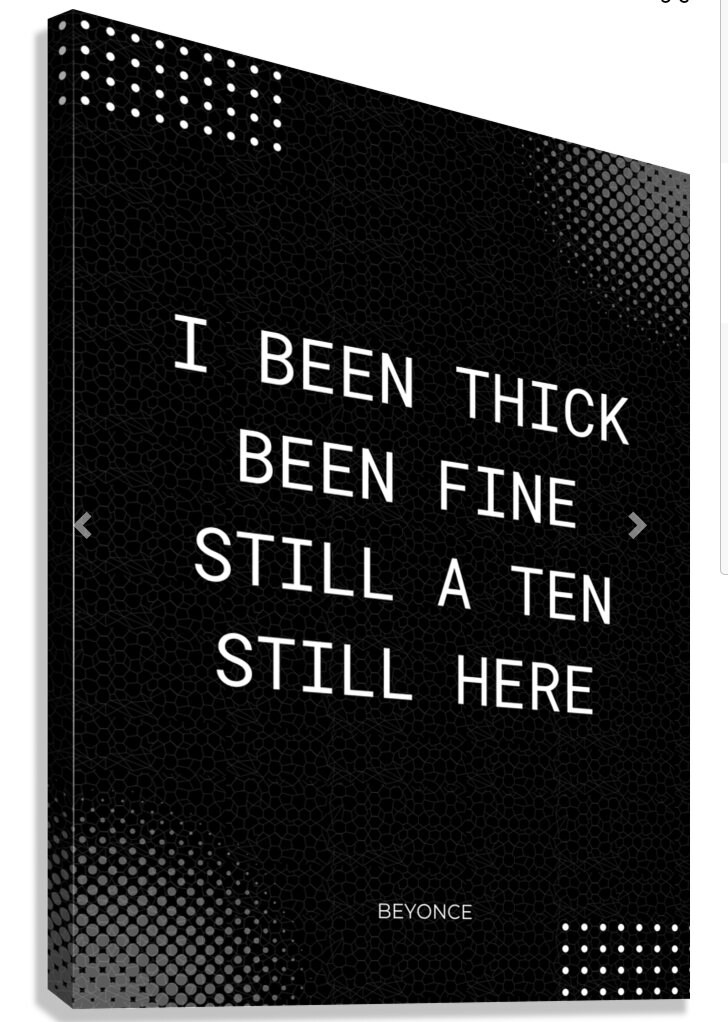 Beyonce Affirmation | Inspired Printable Wall Art | DIGITAL DOWNLOAD ...
