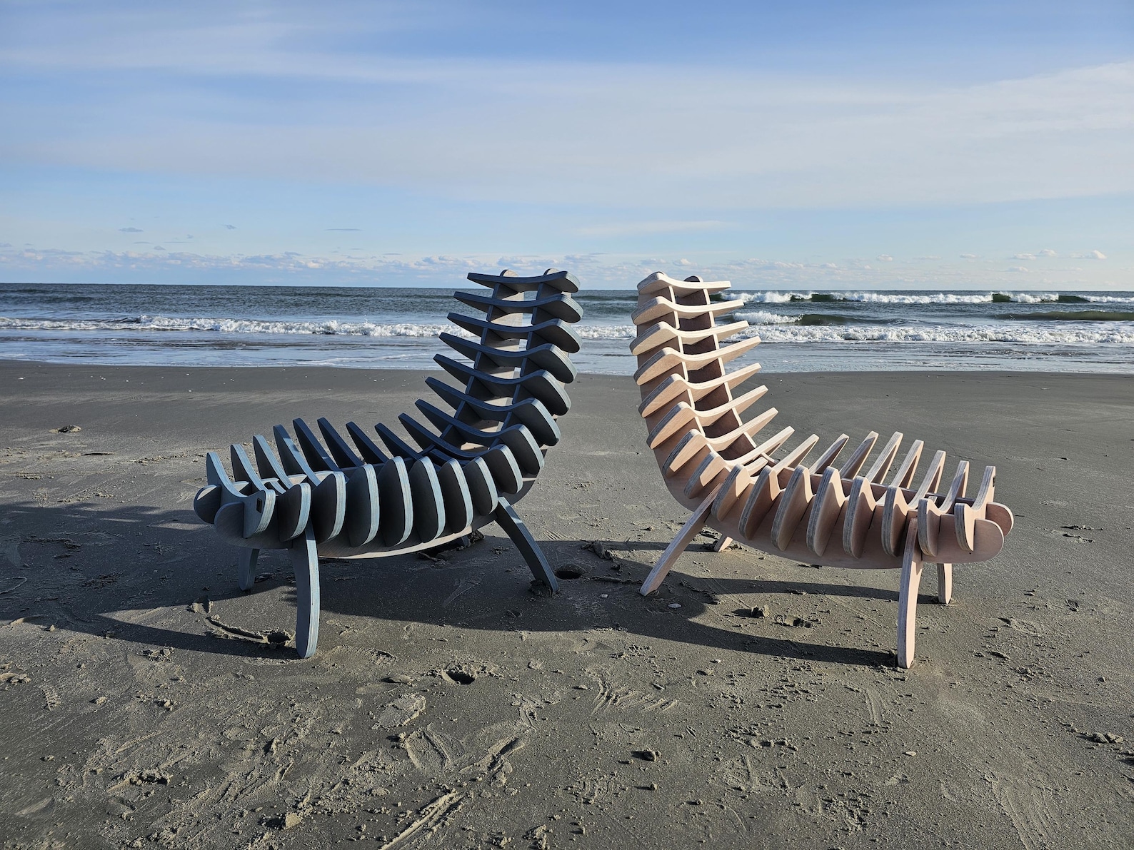 Whale Tail Chair Set With the Table two Person Set - Etsy