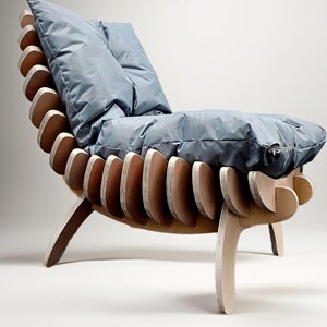 Whale Tail Wooden Chair With Table (one Person Set) Free Delivery ...