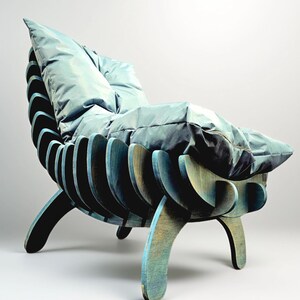 Whale Tail Wooden Chair With Table (one Person Set) Free Delivery ...