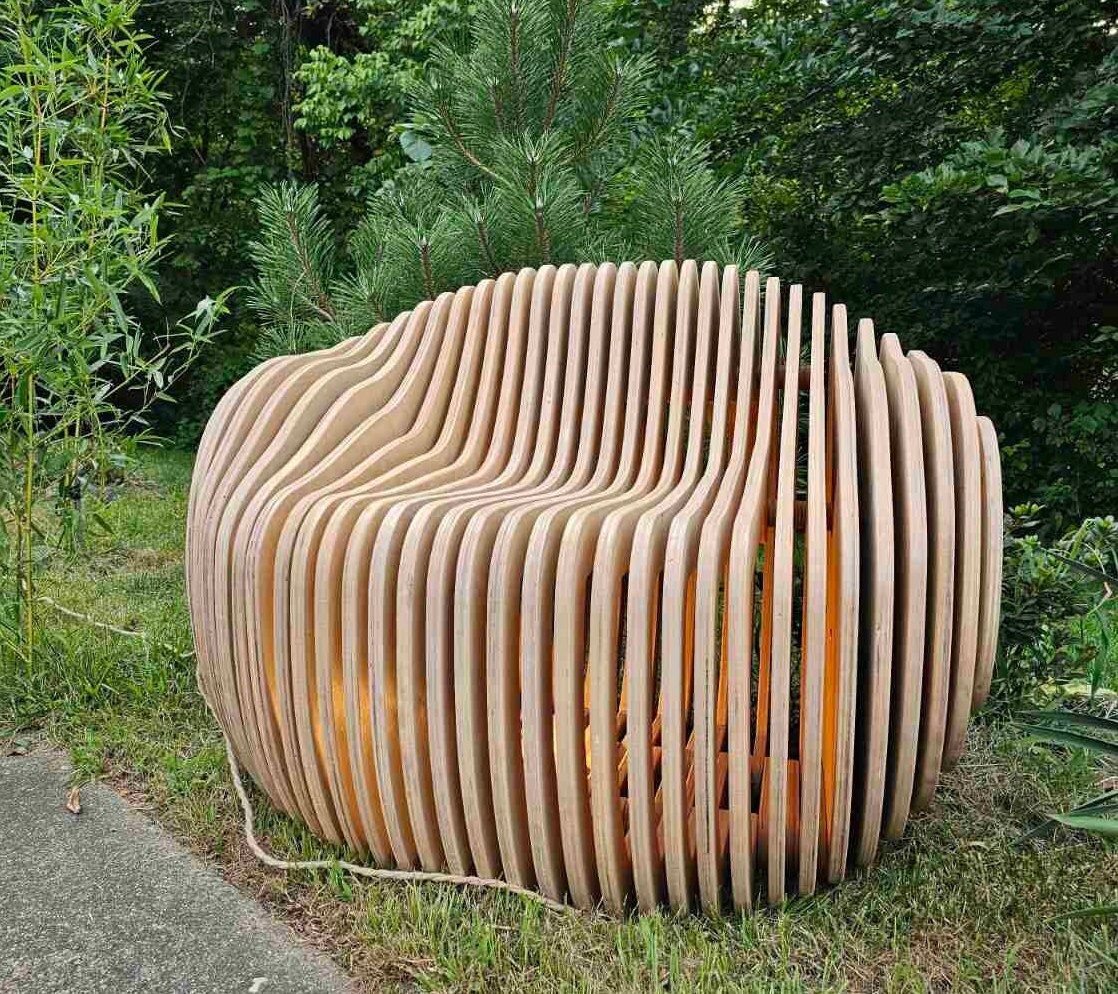 Sens Globe Modern Chair Outdoor Parametric Furniture Patio Luxury ...