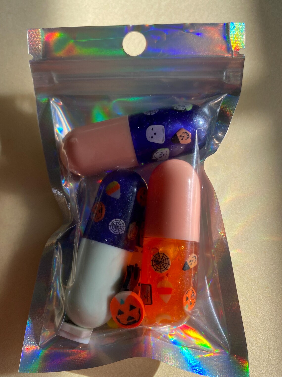 Halloween Themed Mini Lip Gloss 3 Pack Bundle - Etsy