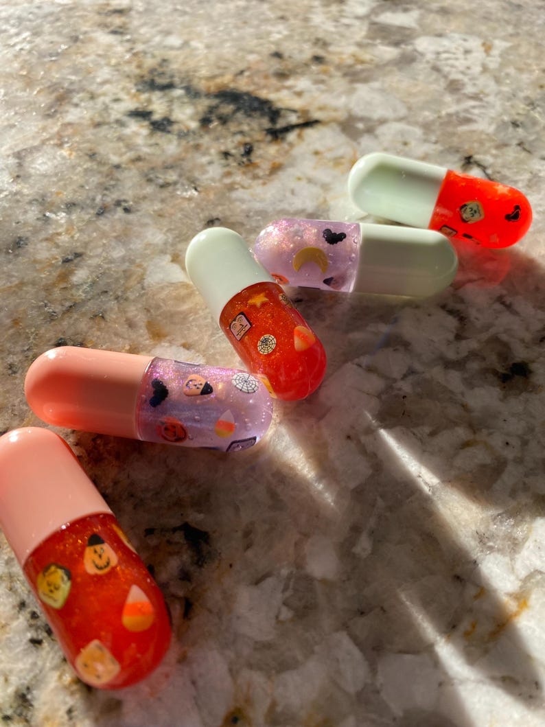Halloween Themed Mini Lip Gloss 3 Pack Bundle - Etsy