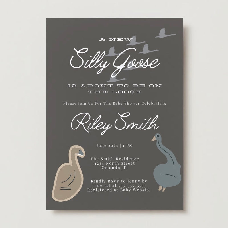 Silly Goose Baby Shower - Etsy