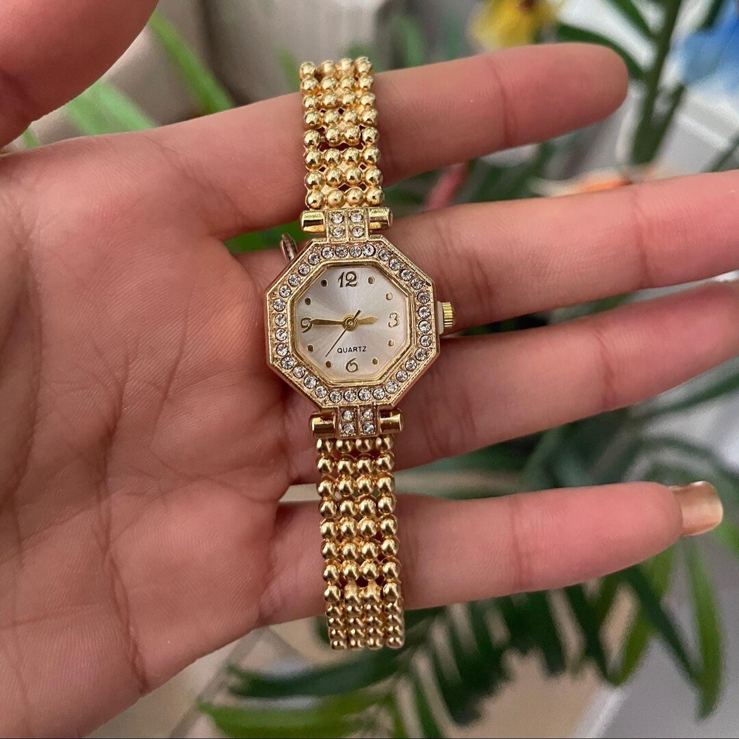 Rare Octagonal Face Women's Vintage Style Quartz Fashion Watch - Etsy