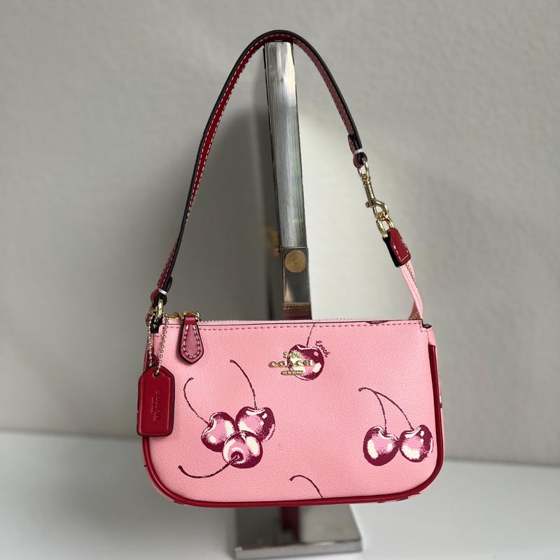 Cherry Pink Coach Bag - Etsy