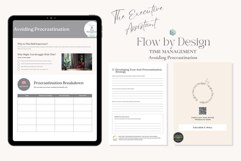 Procrastination-busting Worksheet | Stay Focused & Productive ...