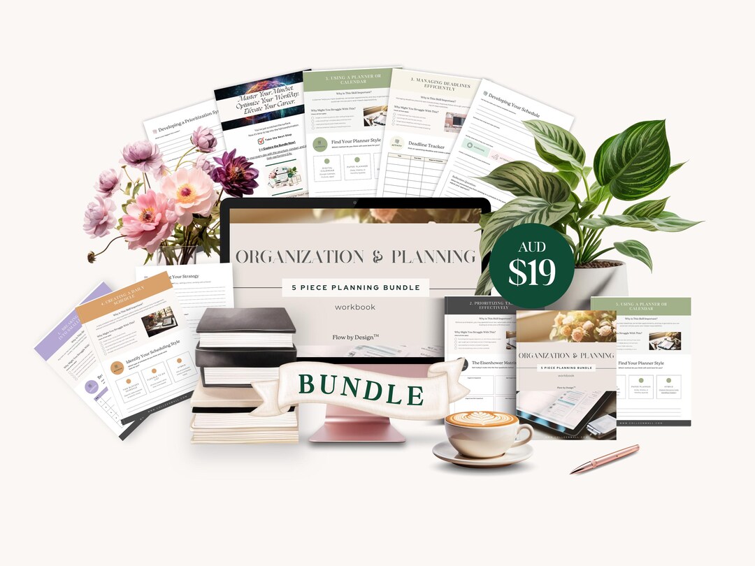 5-piece Time Audit Bundle for Executive Assistants | Productivity ...