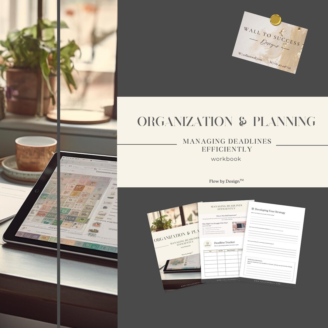 Managing Deadlines Worksheet | EA & Admin Professionals | Project ...