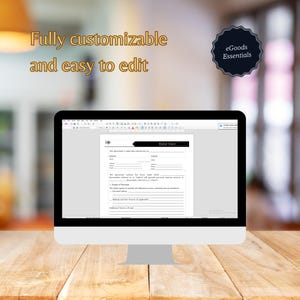 Editable Stylist Client Contract Template: Makeup, Hair, Fashion (PDF ...