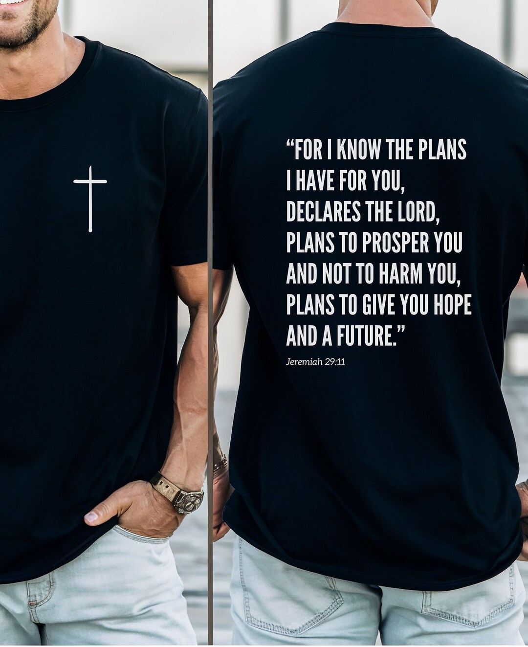 Bible Scripture Jeremiah 29:11 Faith Shirts, Scripture Shirts, Unisex ...