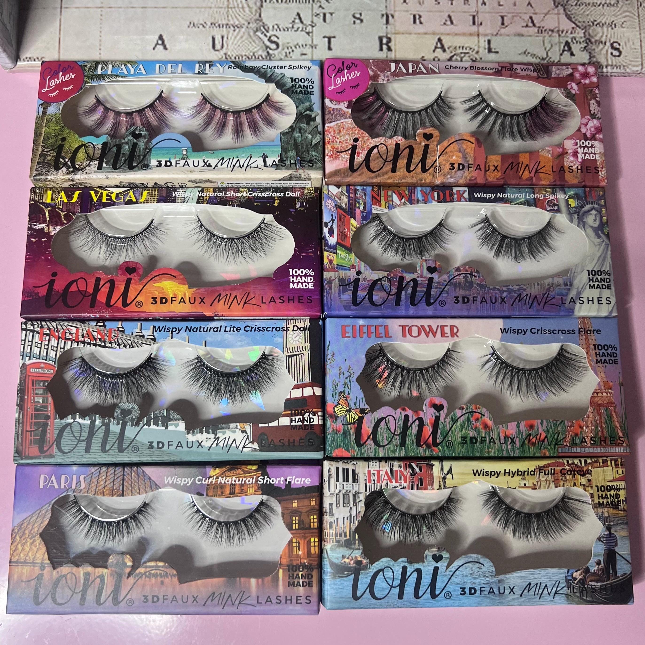 Ioni Eyelashes 3 Collections Vegan - Etsy