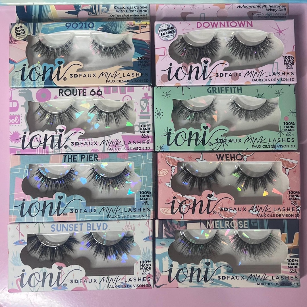 Ioni Eyelashes - Halfling Lashes - 2 Collections - Etsy