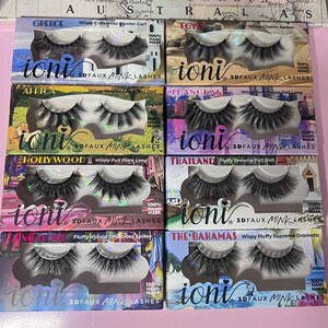 Ioni Eyelashes 3 Collections Vegan - Etsy
