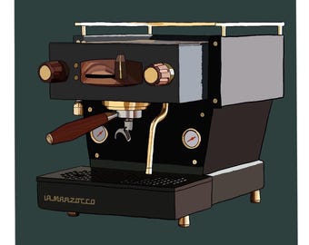 La Marzocco Digital Poster Lamarzocco Wall Art Espresso Machine Digital ...