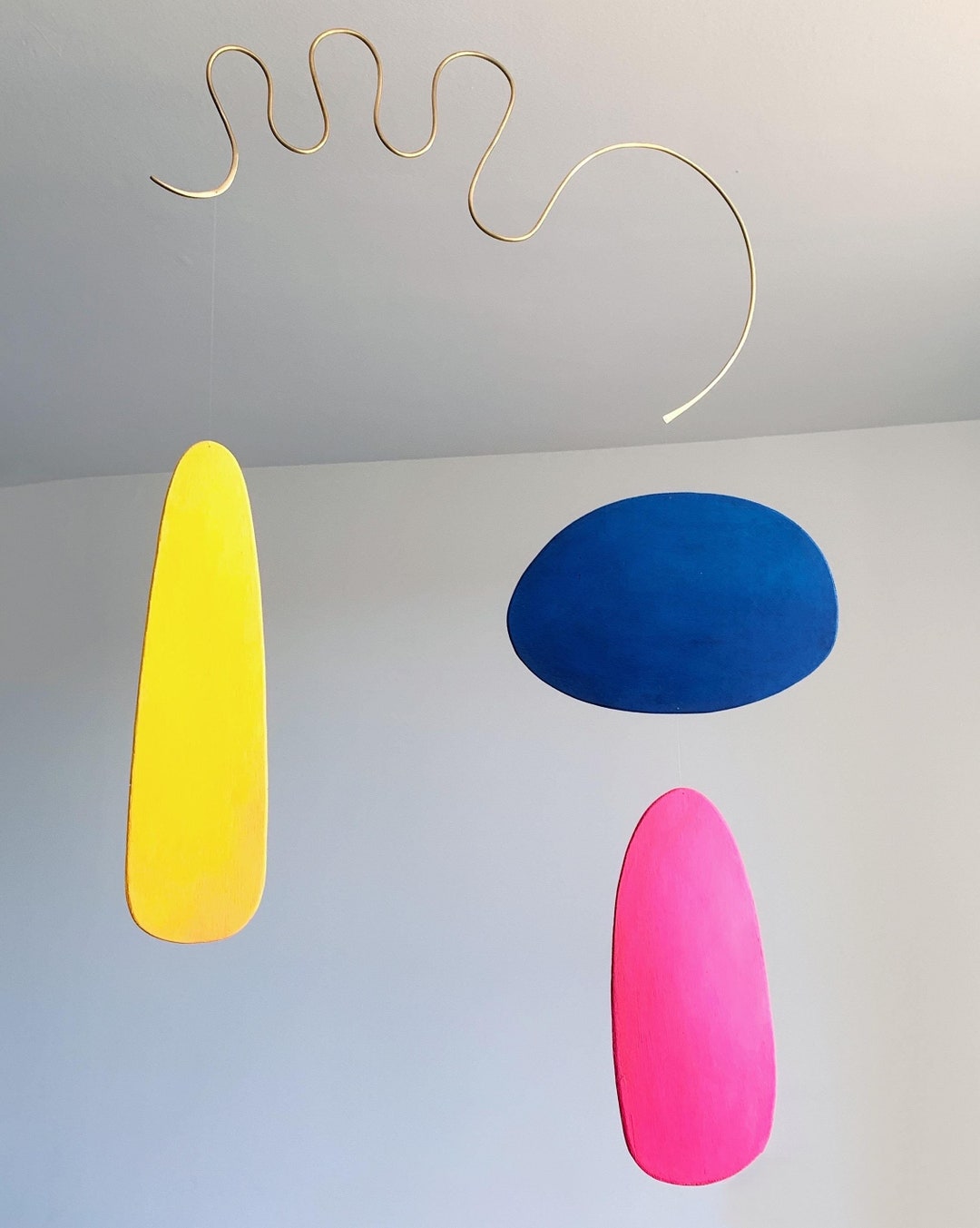 Colors: Abstract Hanging Sculpture by Kuklastudio. Colorful Hanging ...