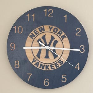 Sports Team Clocks Baseball, Football, Hockey, New York Mets - Etsy