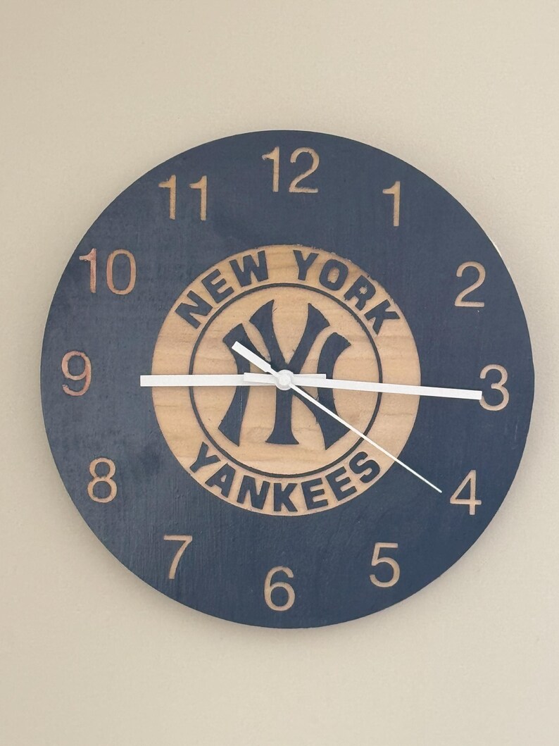 Sports Team Clocks Baseball, Football, Hockey, New York Mets - Etsy