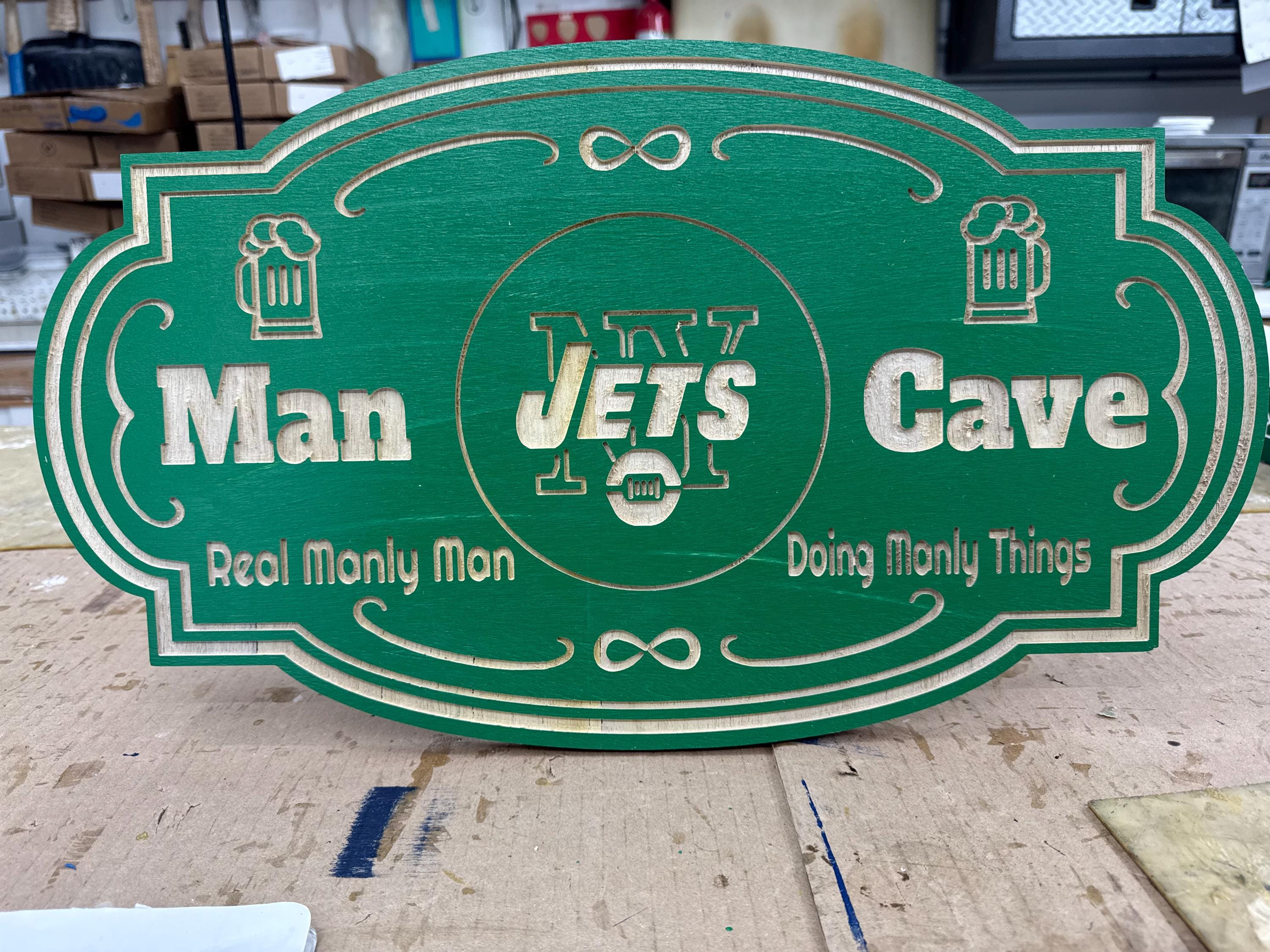 New York Yankees Man Cave Fan Cave Sign. - Etsy