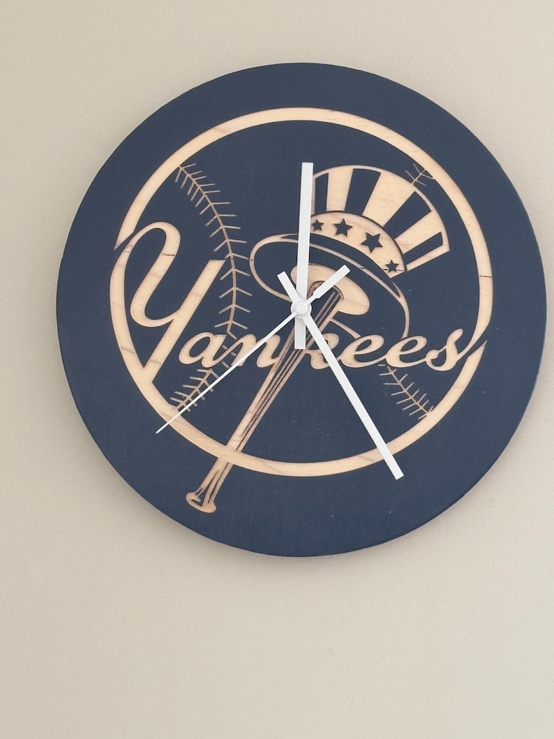 Sports Team Clocks Baseball, Football, Hockey, New York Mets - Etsy