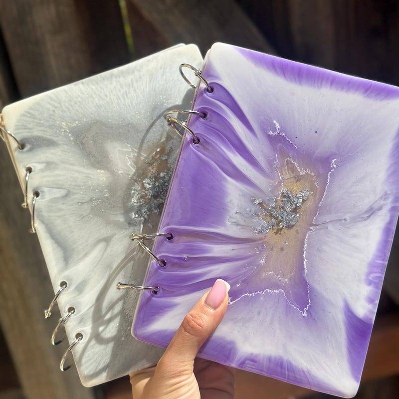 Resin Notebook - Etsy