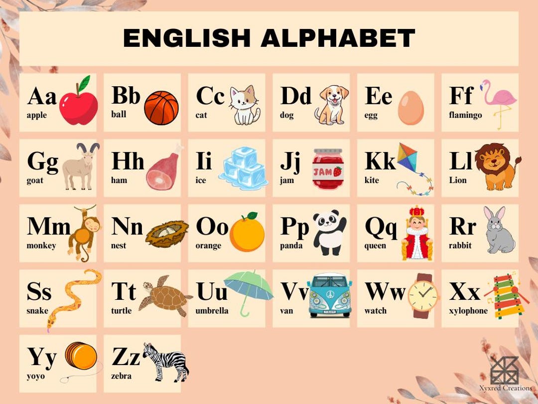 Alphabet Workbook for Kids From A to Z: Write and Learn. - Etsy