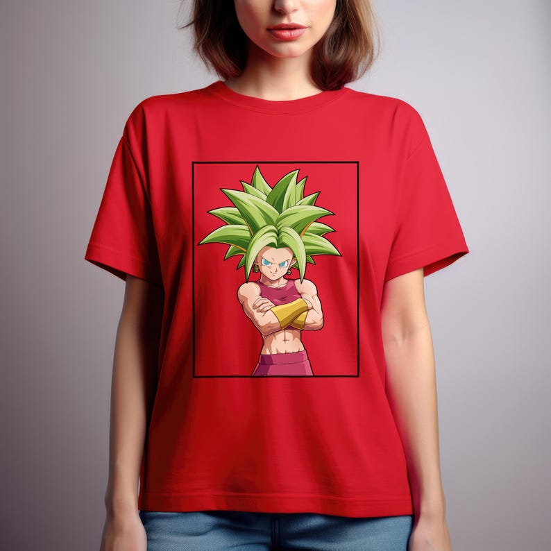 SSJ2 Kefla T-shirt Potara Fusion Saiyan Power Design Graphic Tee - Etsy